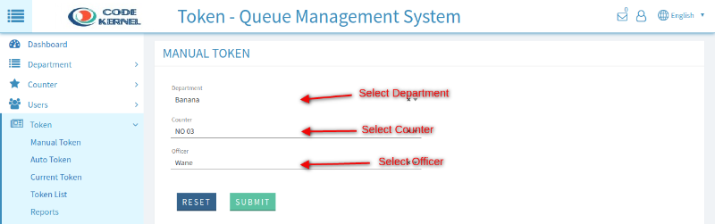 QUEUE MANAGEMENT SYSTEM