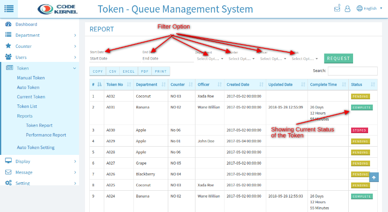 QUEUE MANAGEMENT SYSTEM